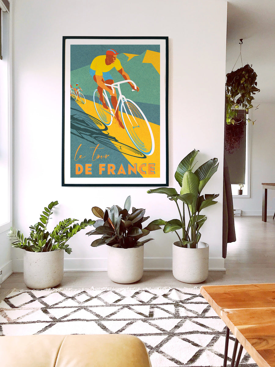 'Le Tour De France' Art Print – Red Gate Arts