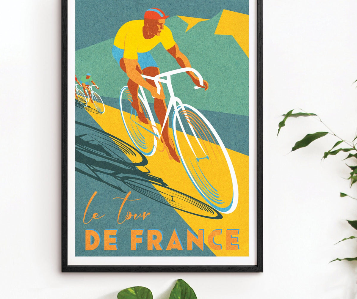 'Le Tour De France' Art Print – Red Gate Arts
